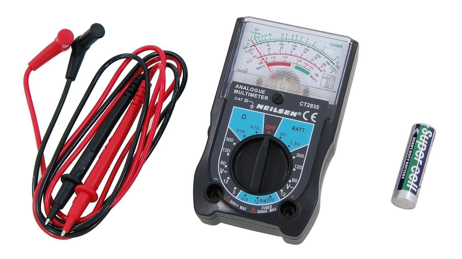Analogue Multi-Tester Dc & Ac Volt Current & Resistance