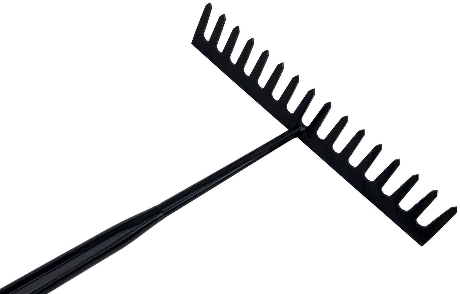 Asphalt Tarmac Rake 16 Forged Flat Profile Teeth And All Steel Construction