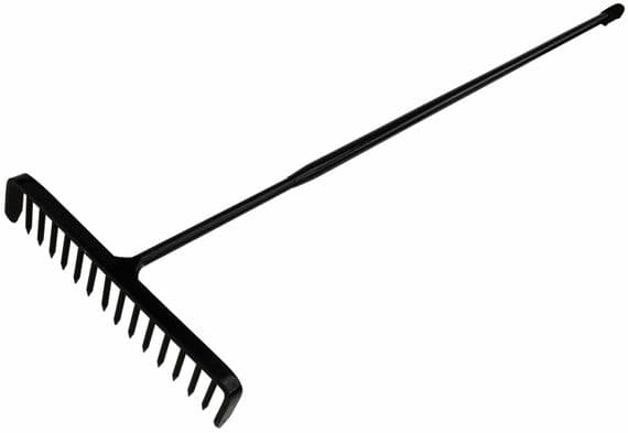 Asphalt Tarmac Rake Round Profile Teeth And All Steel Construction