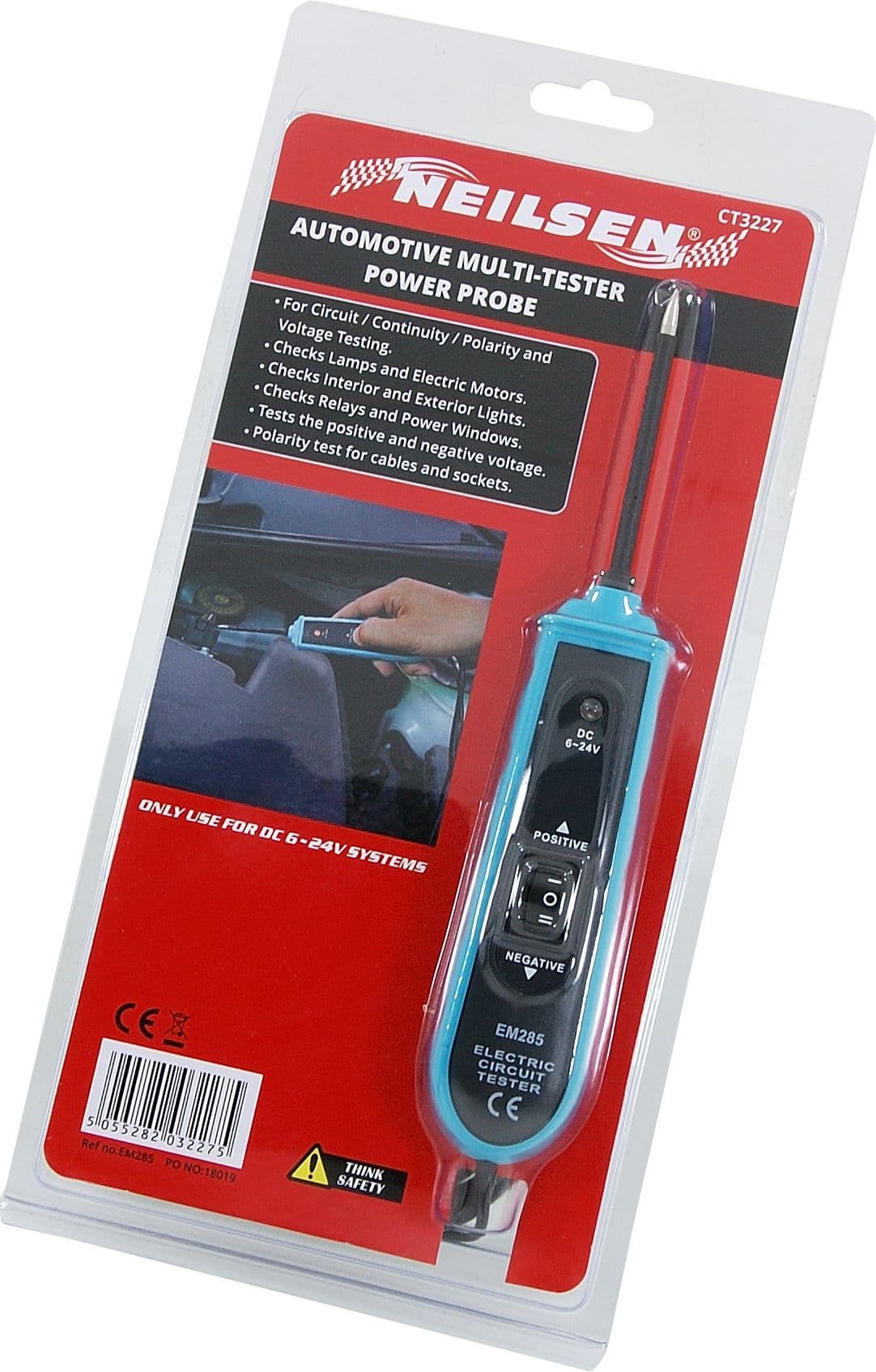 Automotive Multi-Tester Power Probe -Test Circuits Continuity Polarity ...