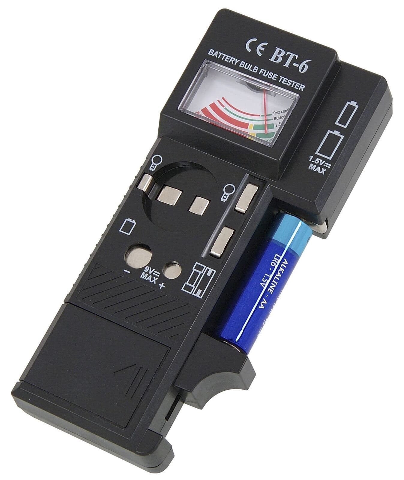 Battery Tester Checker Mercury Universal Tool Cell Power Volt Aa Aaa 9V Pp3