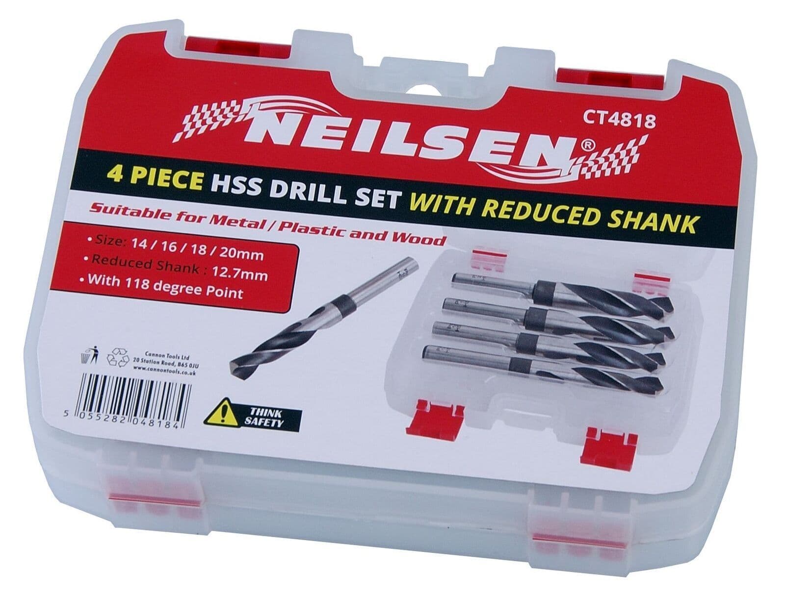 Blacksmith Drill Bit Set 14mm 16mm 18mm 20mm Hss Reduced 12 8mm Round Shank