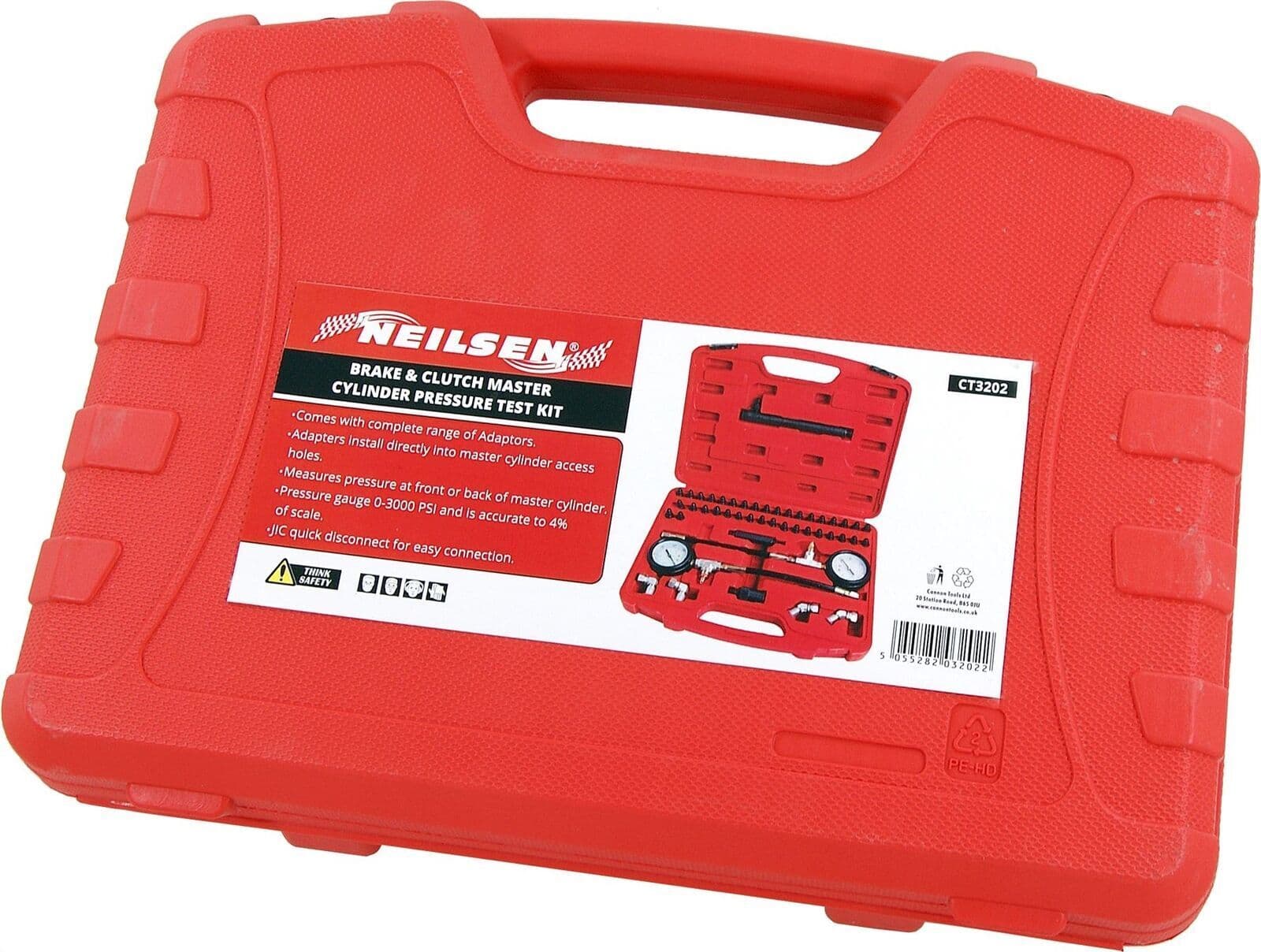 Brake And Clutch Master Cylinder Pressure Test Kit - 0-3000Psi With ...