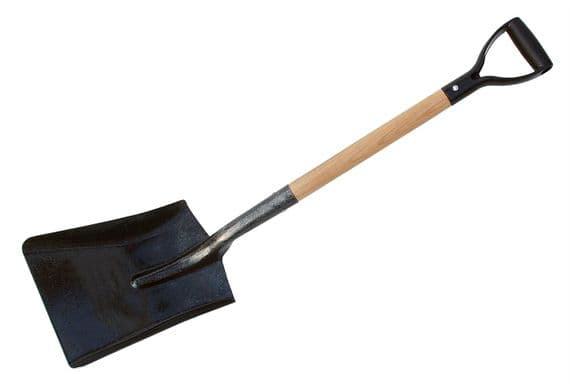 Builders Shovel Heavy Duty Square Mouth
