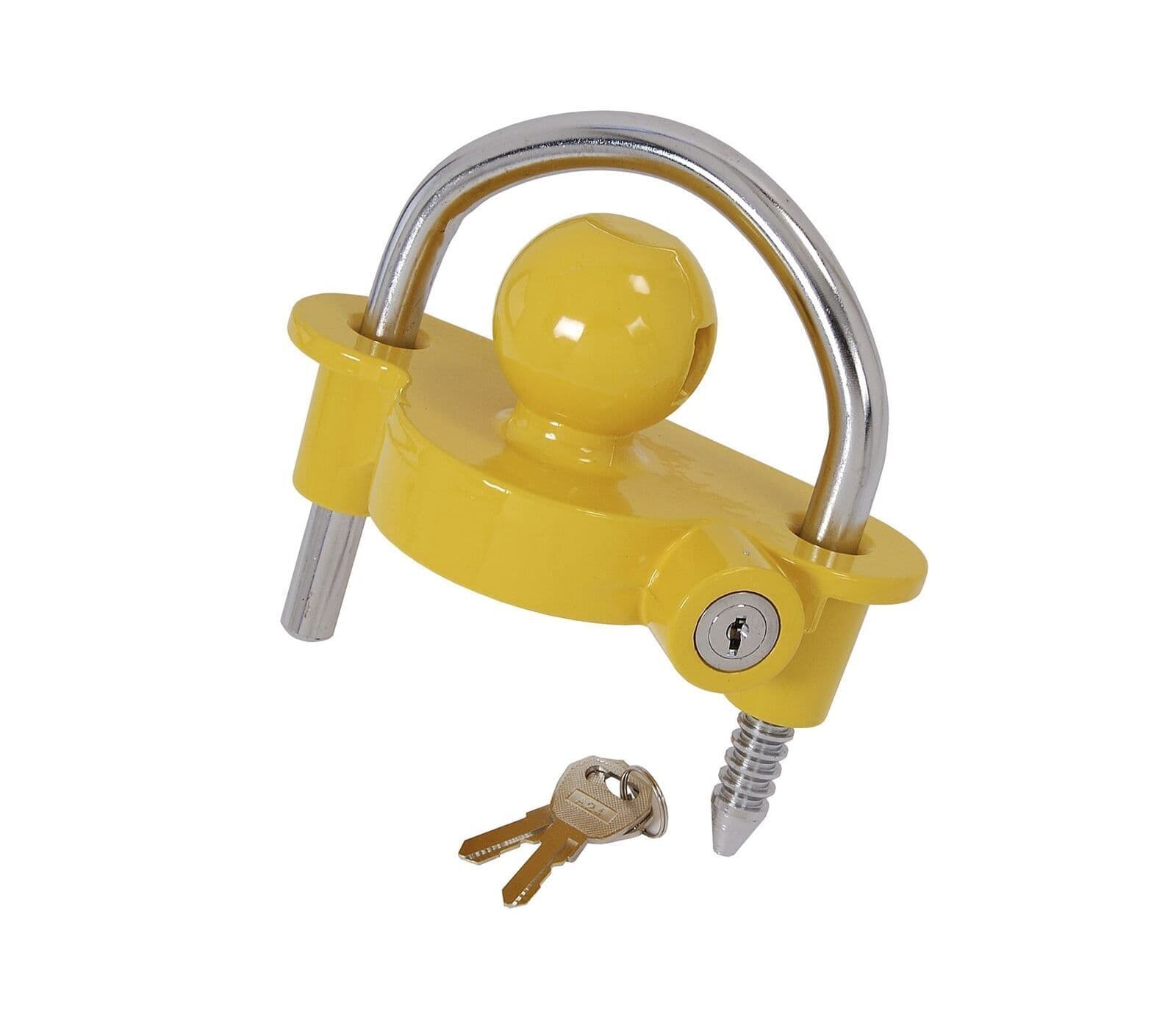 Caravan Trailer Anti Theft Universal High Security Hitch Coupling Tow ...