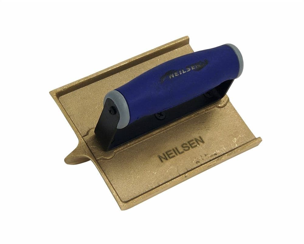 Cement & Concrete Groover Trowel Tool 6" X 3" - Copper Body