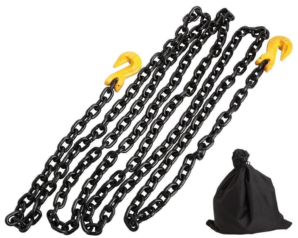Chain Sling 6 Meter With Clevis Grab Hooks - Rated To 3 15 Ton Working Load
