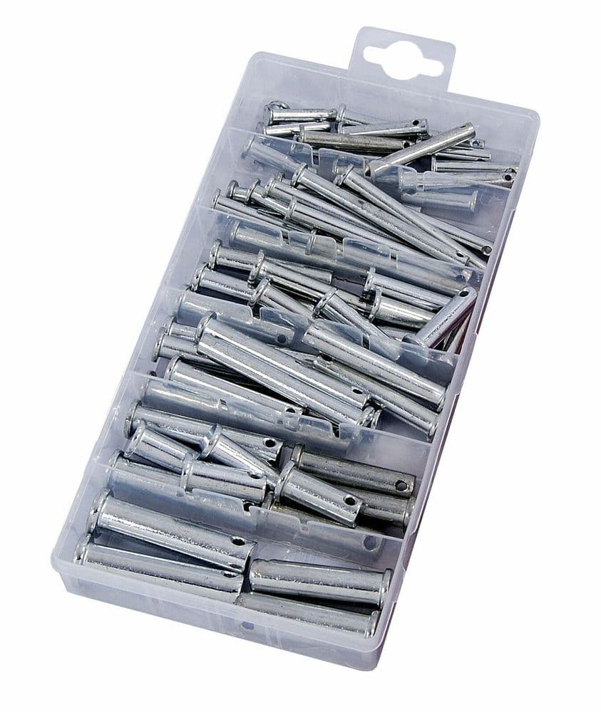 Clevis Pin 60 Piece Assorted Set 5 6 8 10 12mm Retaining Shackle Pins ...
