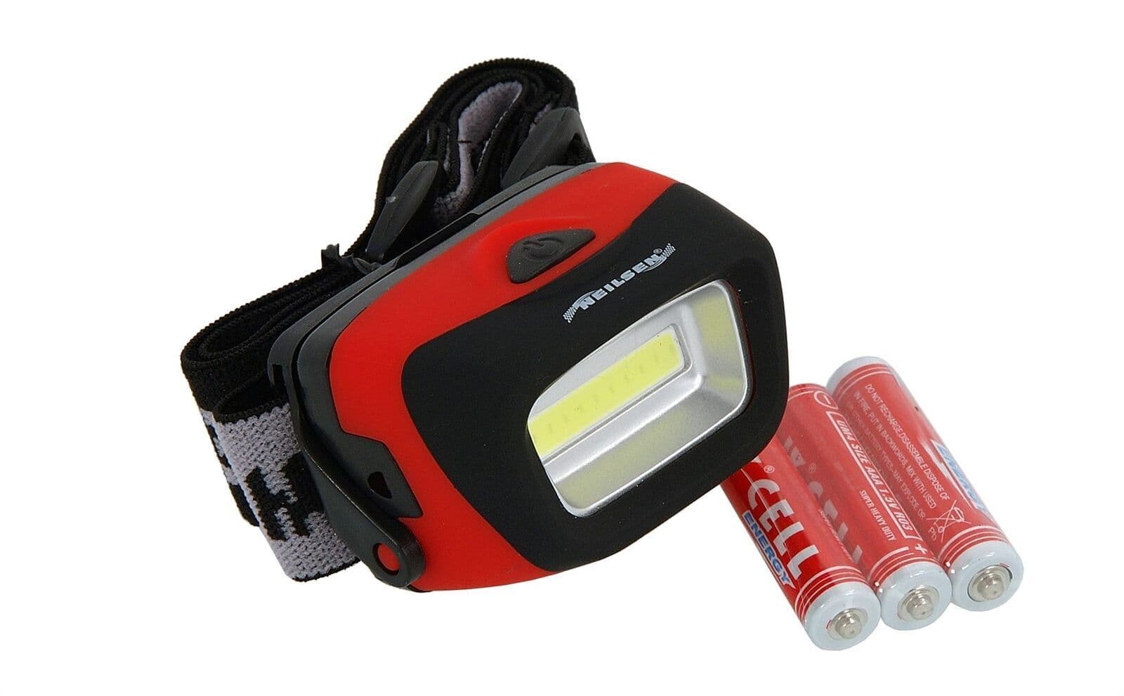 Cob Led Headlamp Headlight Torch Flashlight Work Light Bar Head Band Lamp