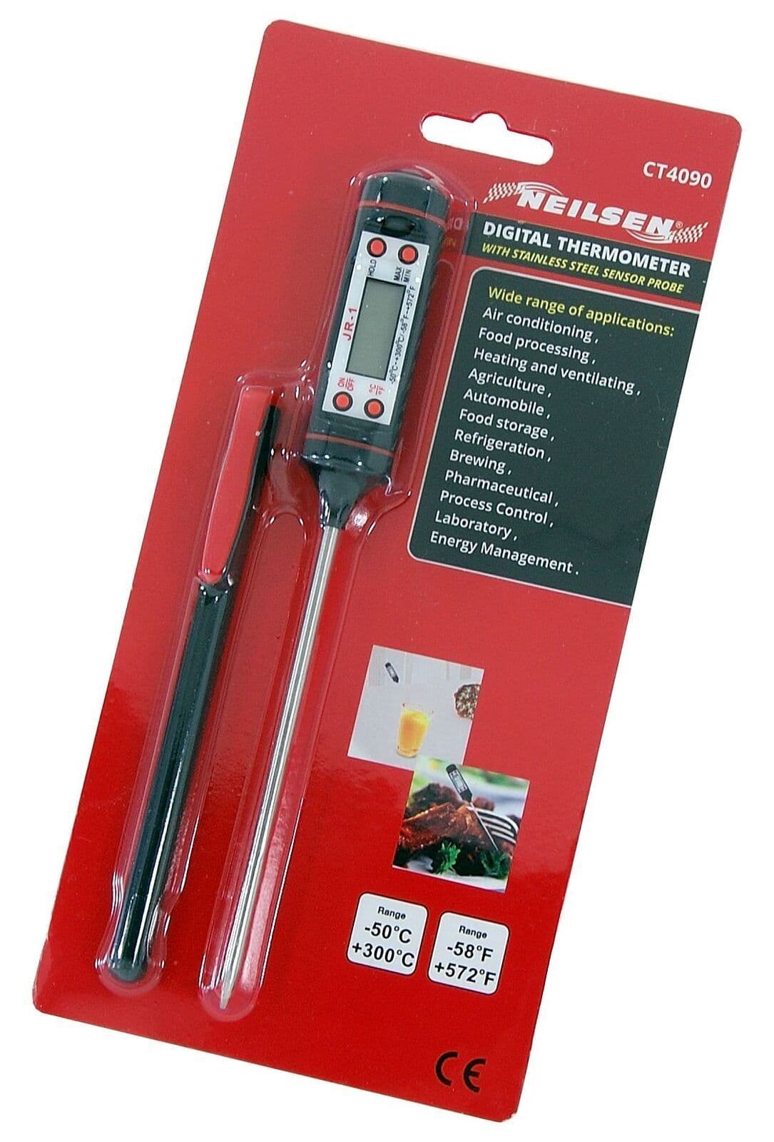 Digital Food Thermometer Temperature Kitchen Probe Cooking Meat Turkey ...