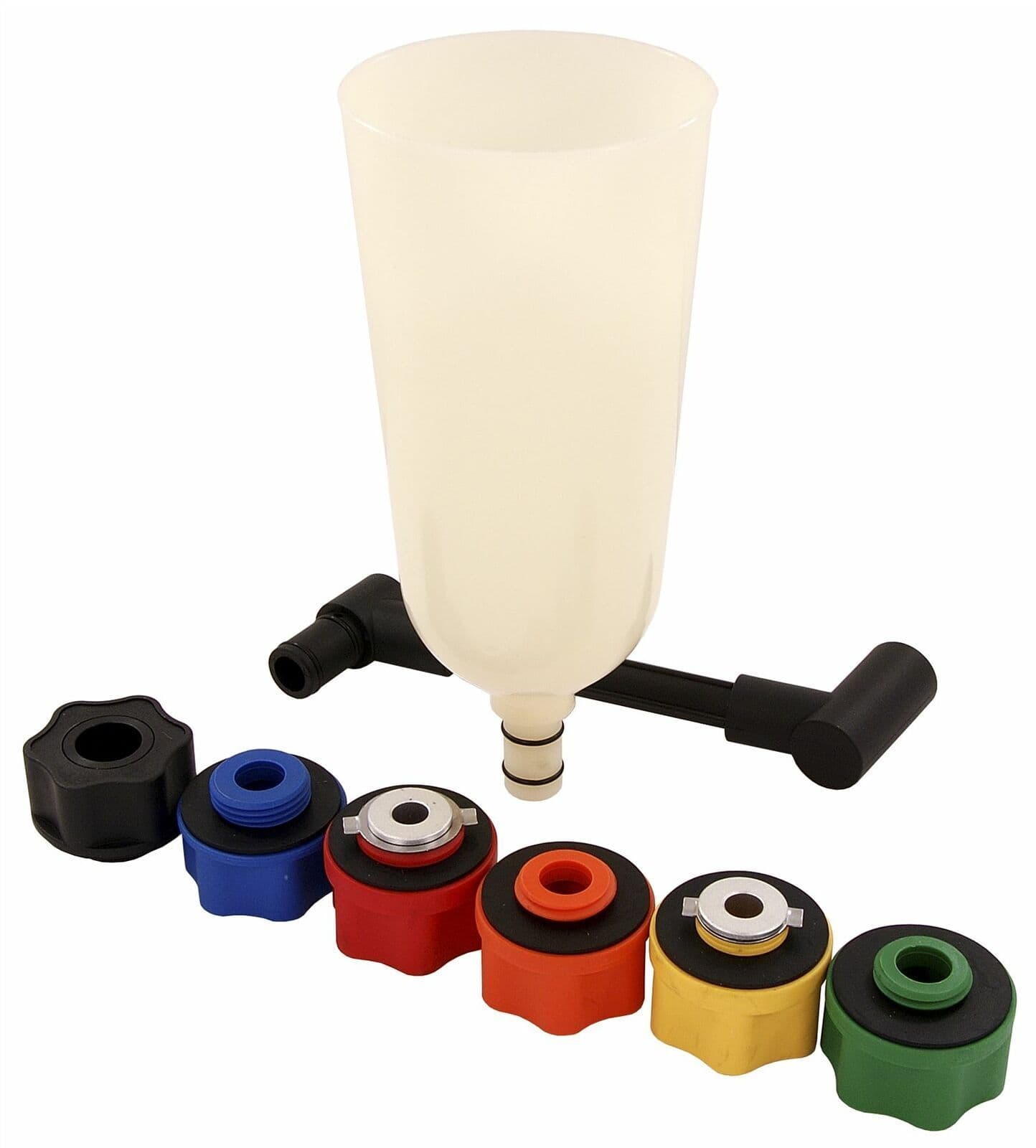 Engine Oil Funnel Filler & Adaptor Set With Swivel Tube Fits Most Cars