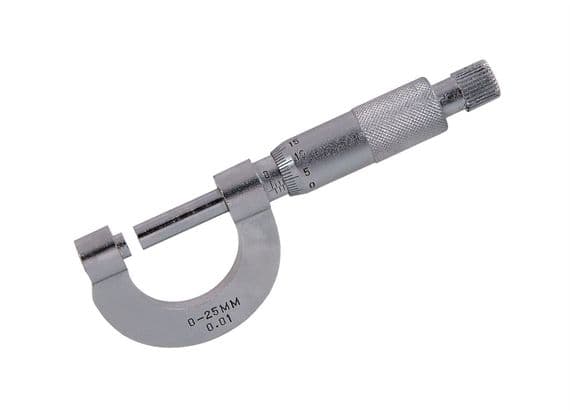 External Micrometer 0-25mm Metric External Outside Micrometer Gauge