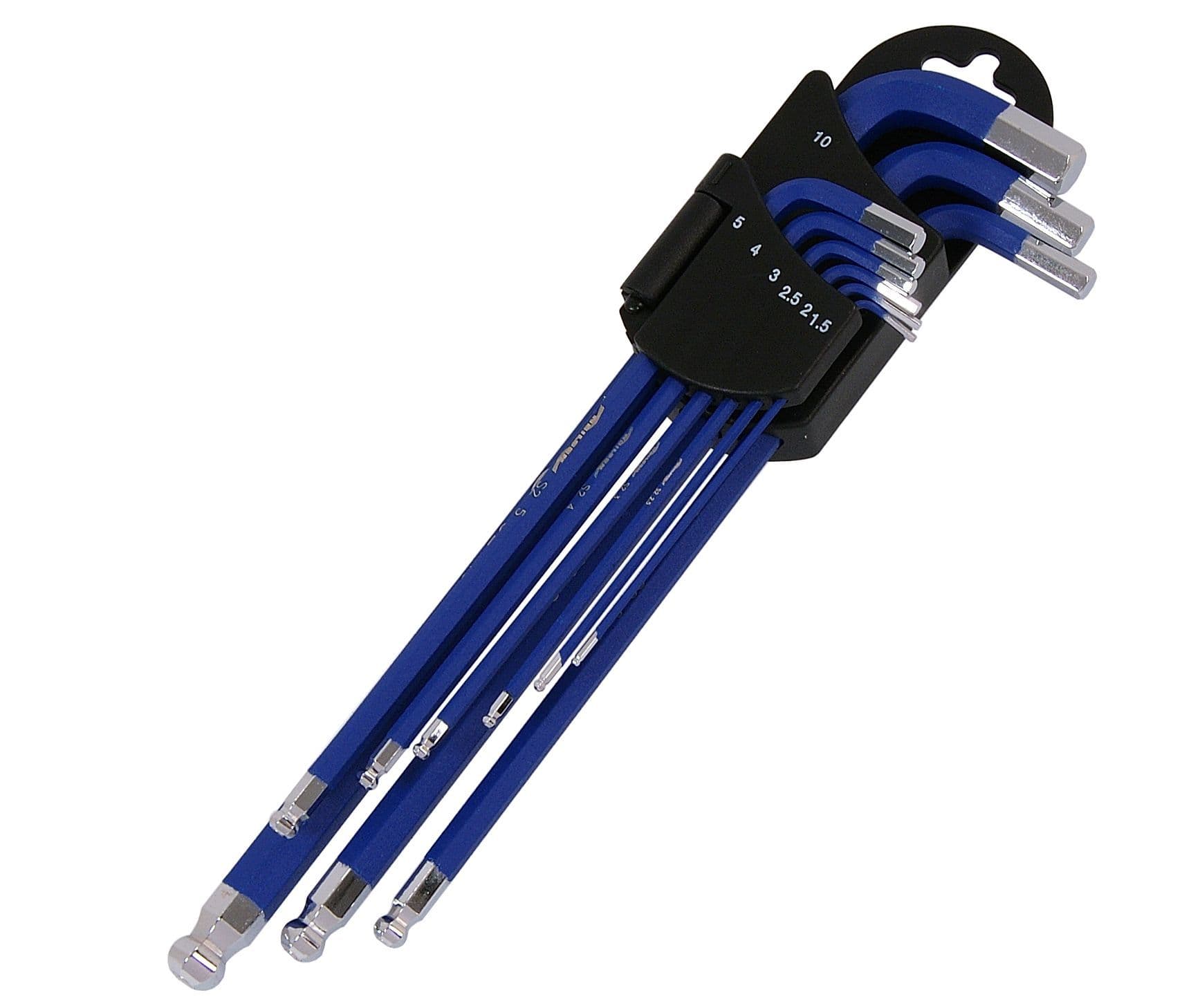 Extra Long Allen Key Set With Magnetic Tips 9 Piece