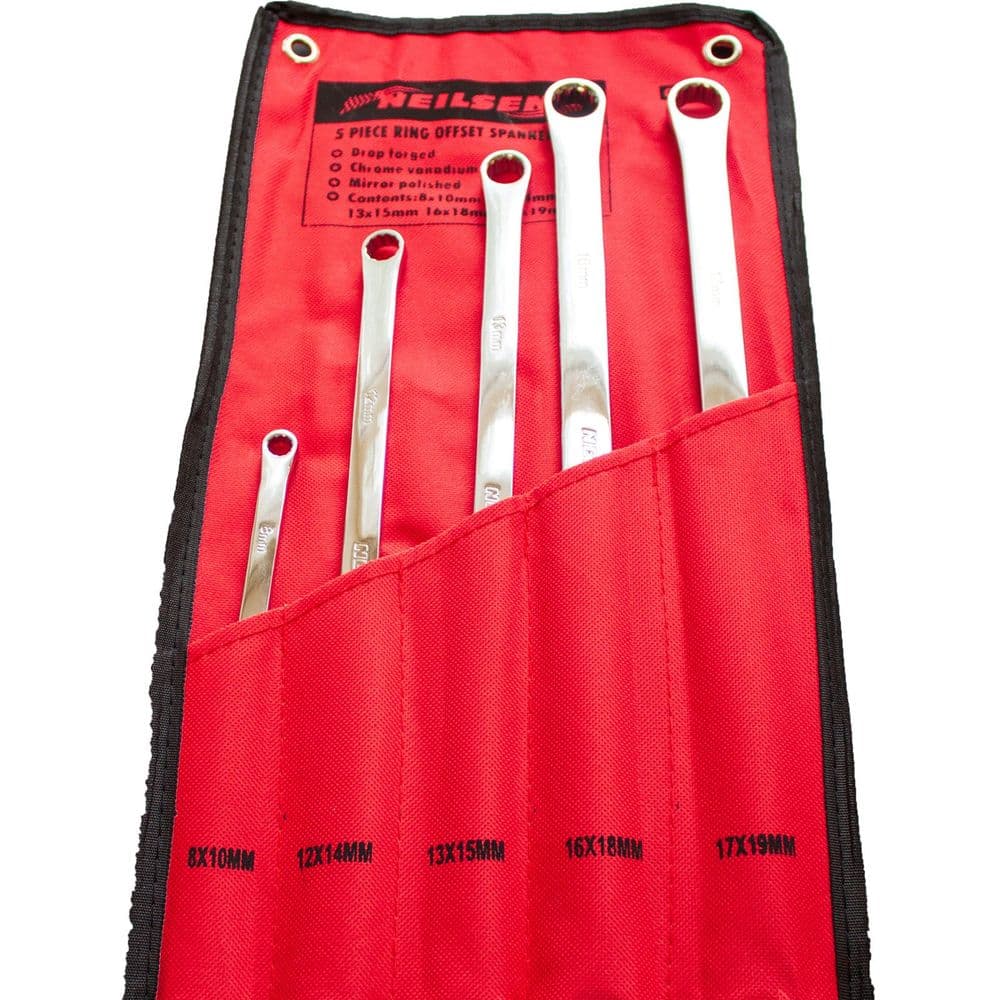 Extra Long Ring Spanner Set 5Pc