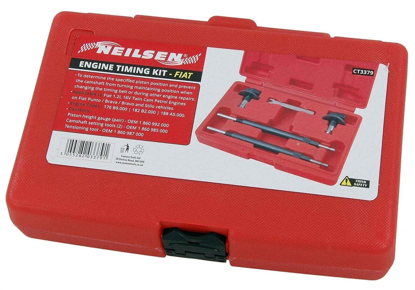 Fiat Petrol Engine Timing Tool Kit 1 2 16V Twin Cam Punto Brava Bravo