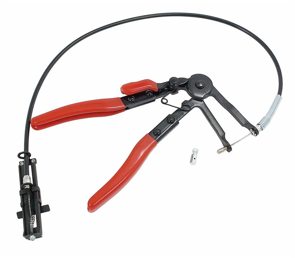 Flexible Ratchet Long Reach Locking Hose Clamp Removal Pliers - 630mm