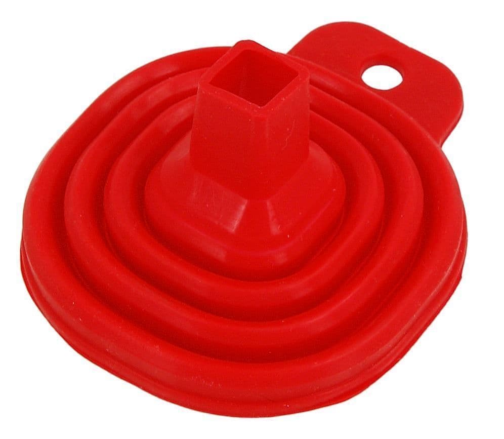 Heat Resistant Silicone Folding Funnel For Kitchen & Cooking Use