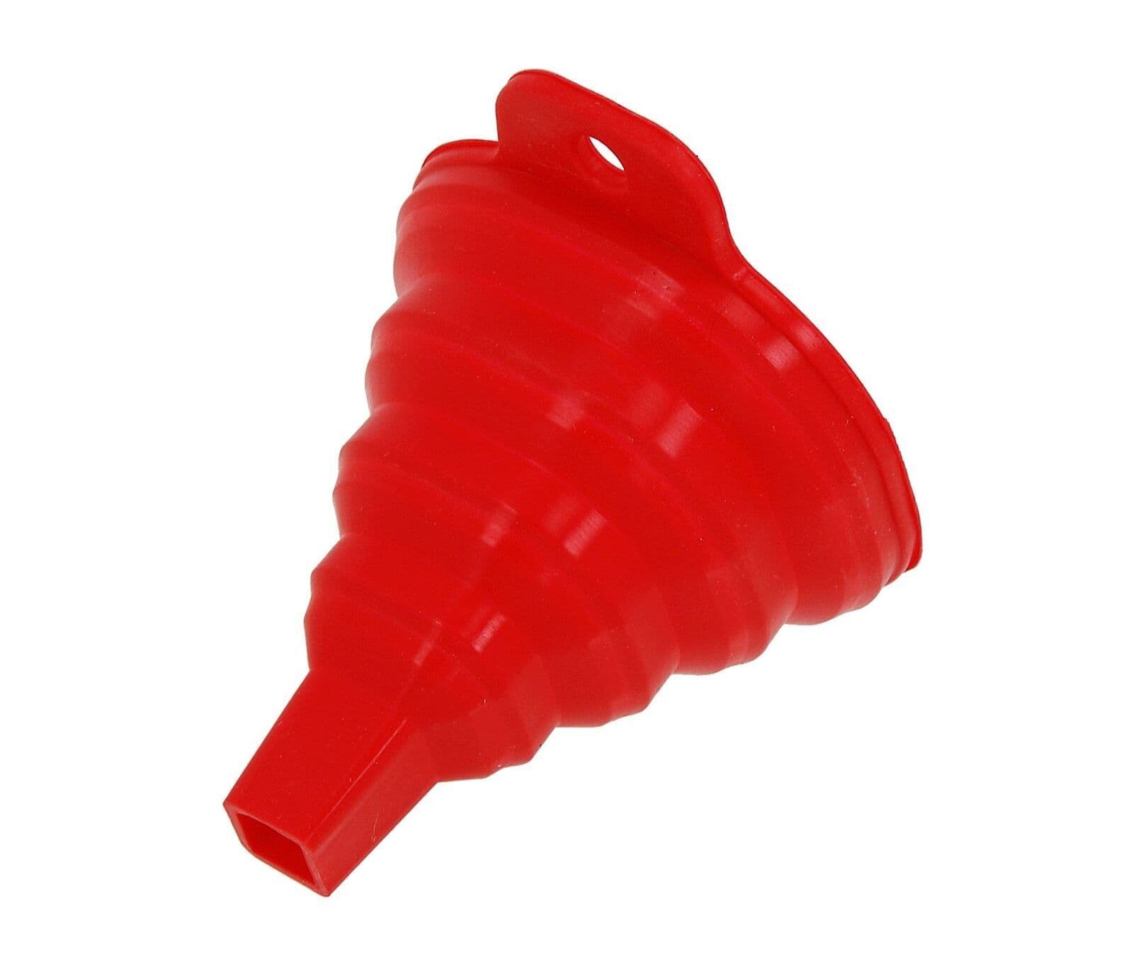 Heat Resistant Silicone Folding Funnel For Kitchen & Cooking Use
