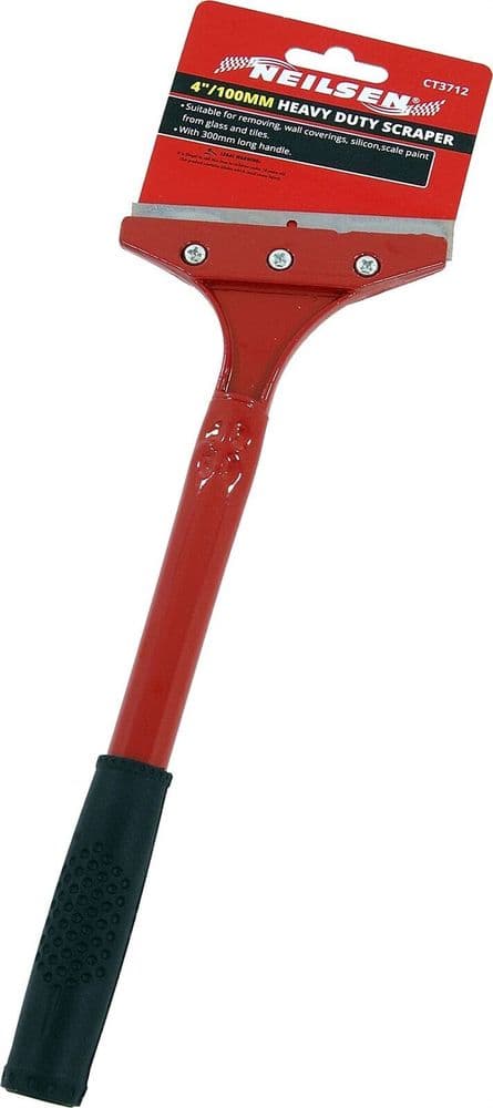 Heavy Duty 4" 100mm Wallpaper Scraper Blade - 300mm Long & 100mm Wide