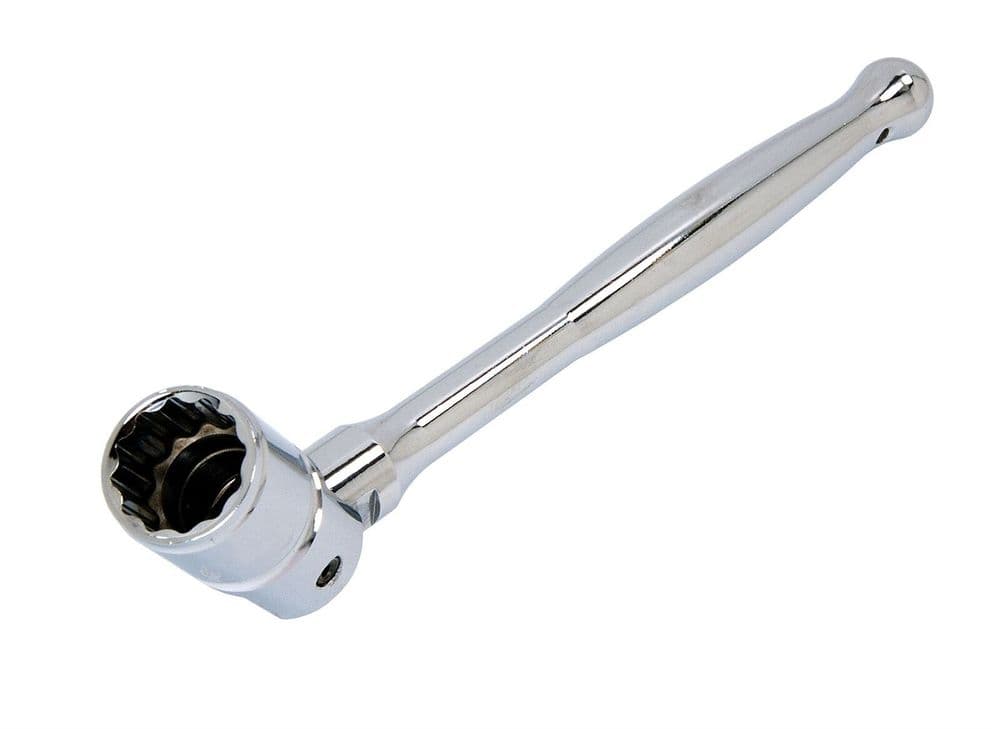 Heavy Duty Ratchet Scaffold Spanner 21mm & x28;7/16& x29; Hardened ...