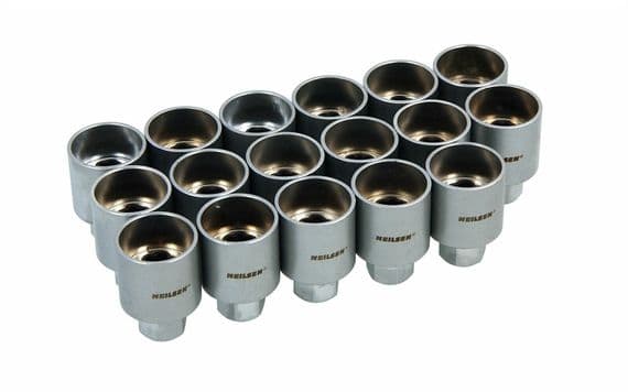 Land Rover Locking Wheel Nut Rim Master Key Set 17 Pc Sizes A To Q