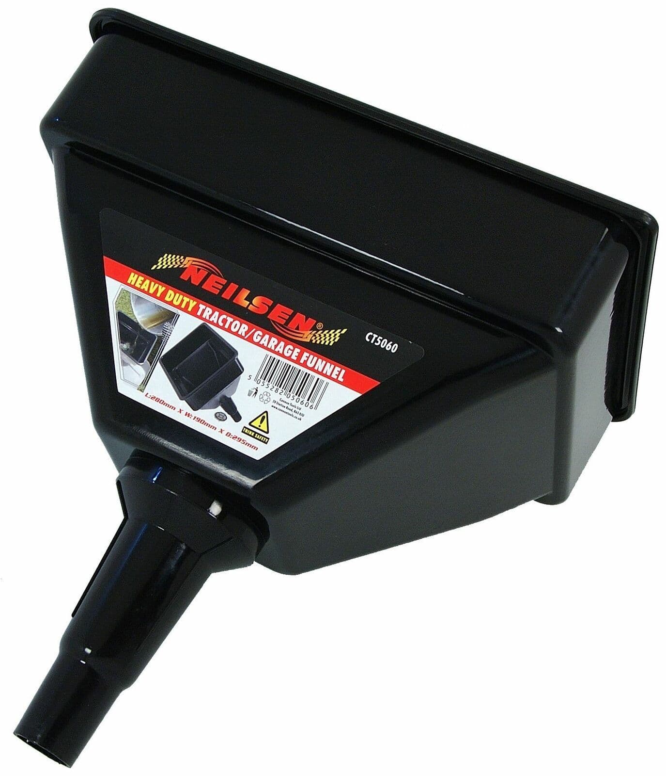 Large Plastic Rectangular Funnel With Filter 4 5L -280mm X 190mm ...