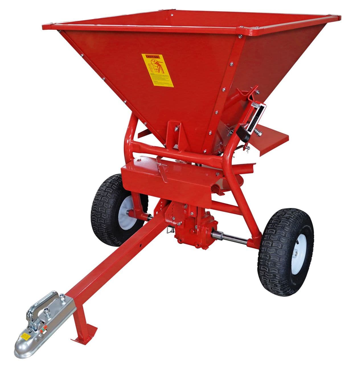 Lawn Fertilizer Spreader Atv Pull Tow Behind Grass Seed Salt 350Lb