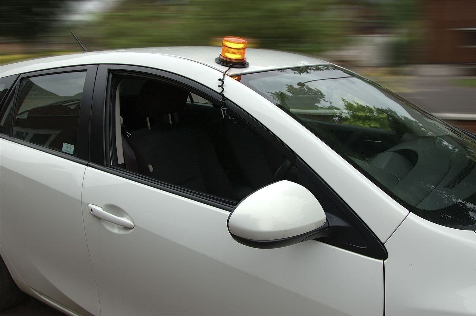 Led Magnetic Car Roof Recovery Flashing Beacon Amber Warning Light 12V