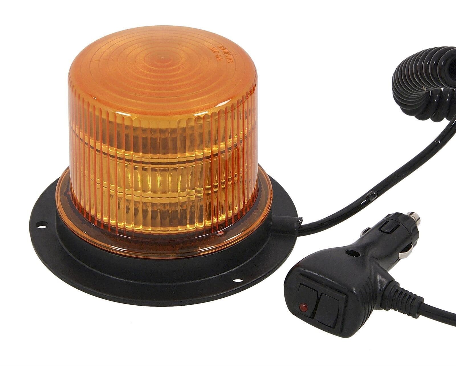 Led Magnetic Car Roof Recovery Flashing Beacon Amber Warning Light 12V
