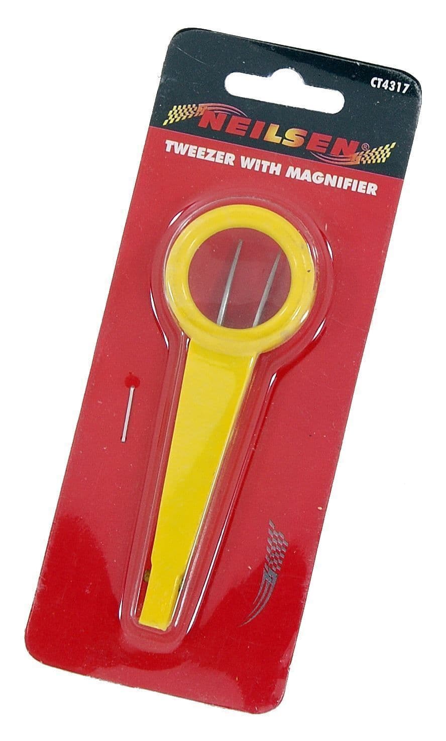 Magnifying Glass Fine Tip Pick Up Tweezers