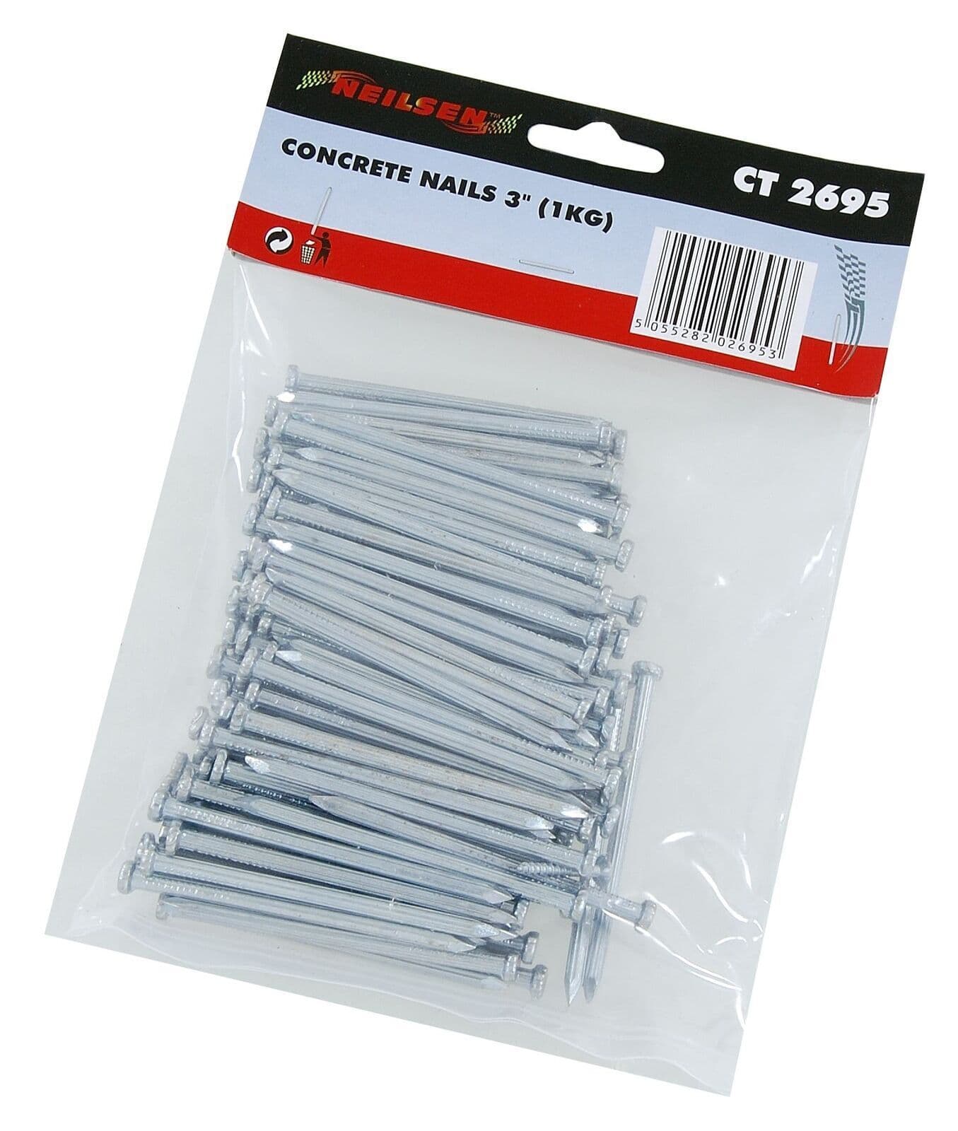 Masonry Concrete Nails 3" 1 Kg
