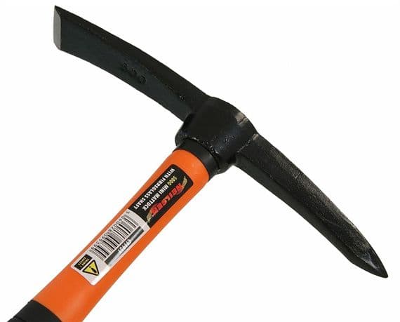 Mini Mattock Pick Axe 500G With A Fibreglass Handle Shaft