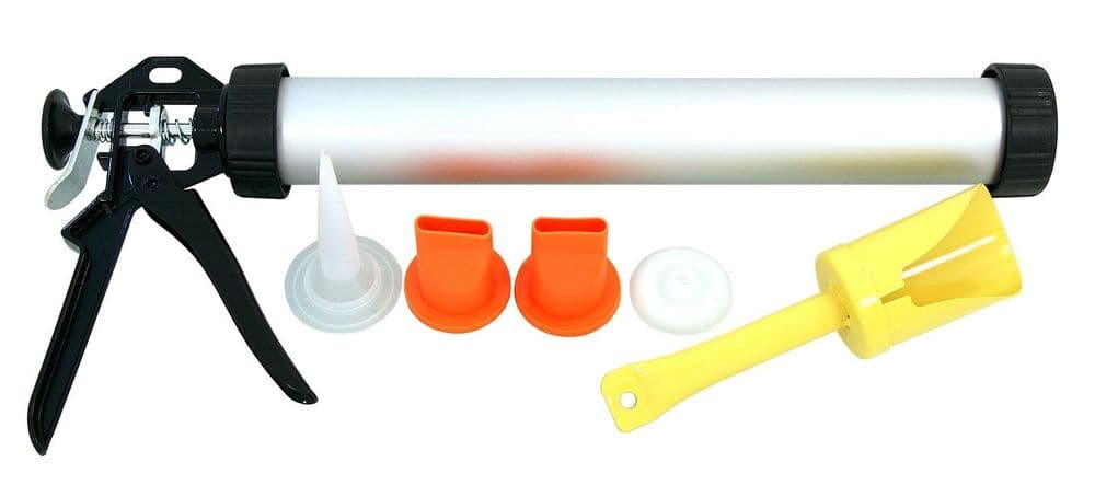 Mortar And Grouting Gun Set For Brick Pointing And Tile Cement