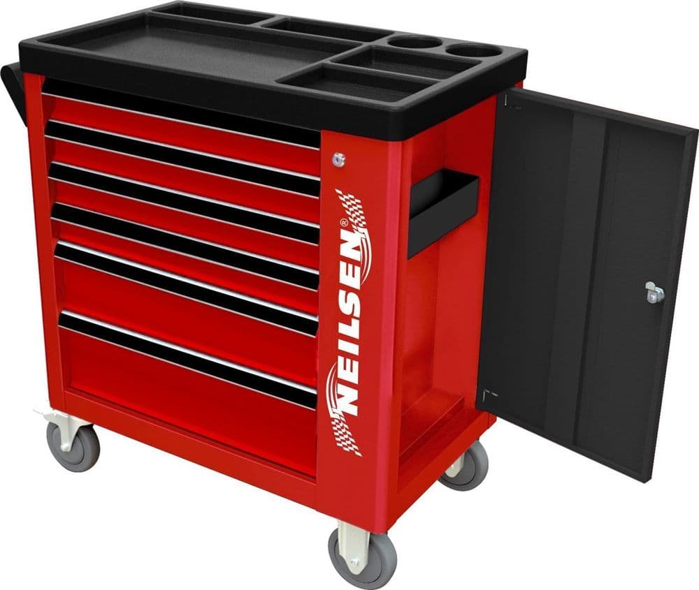 Neilsen Professional 6 Drawer Tool Chest Includes 155 Tools 690mm ...