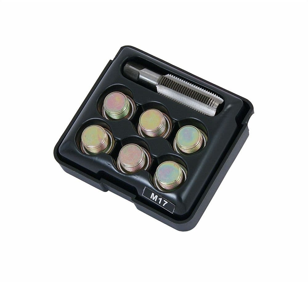 Oil Sump Plug Pan Thread Repair Kit M17 Re-Taps To M18 17mm To 18mm