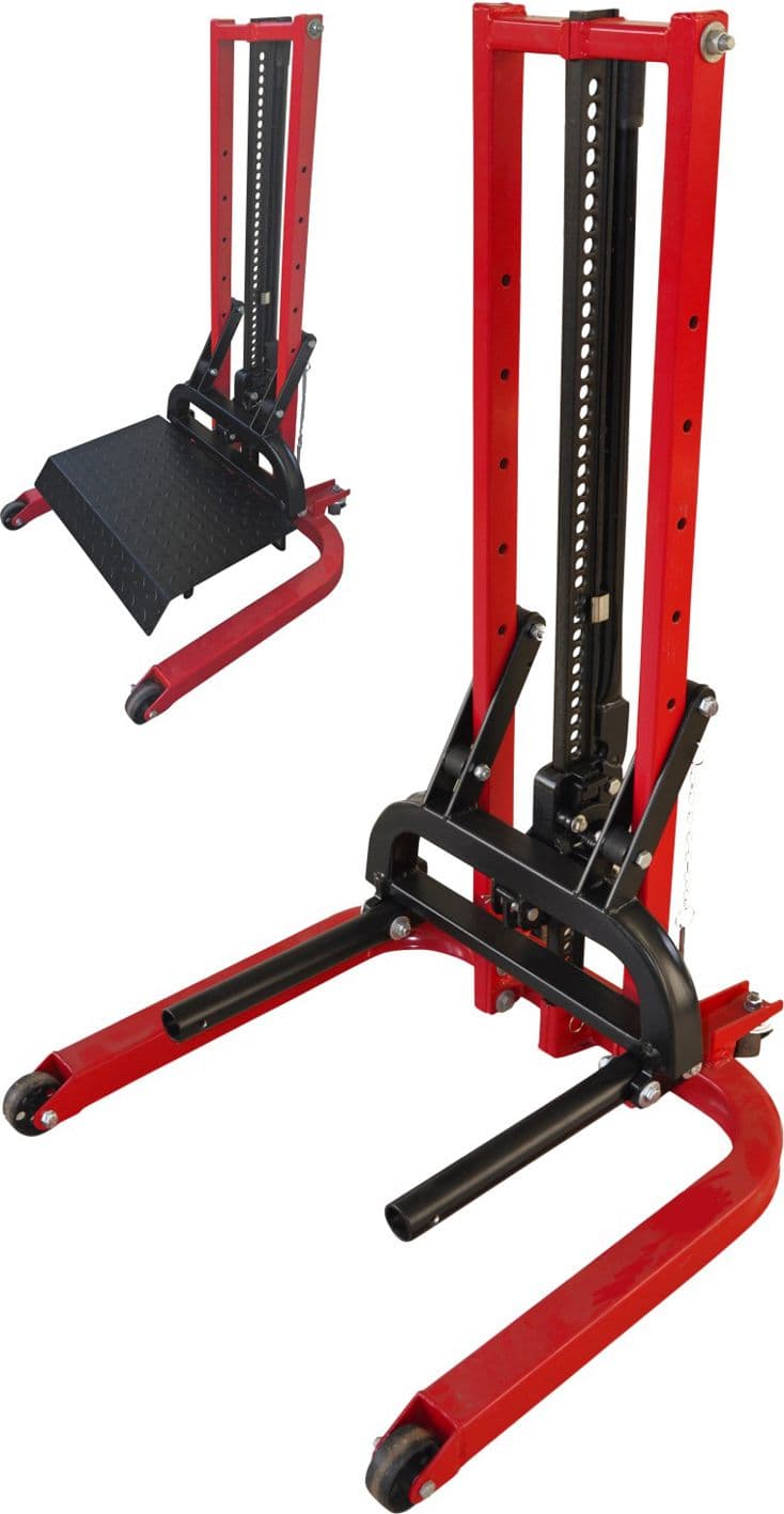 Portable Manual Wheel Lifting Jack - Max Lift 813Kg