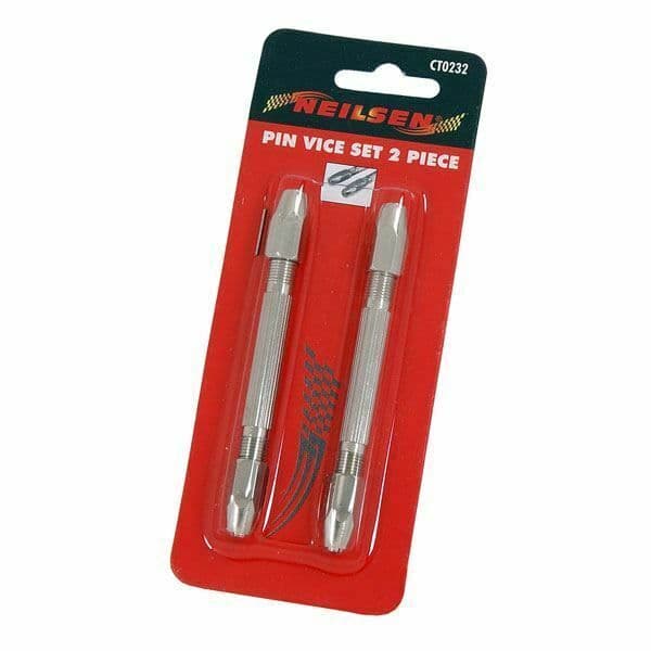 Precision Hand Held Pin Vice Double End 2 Pc