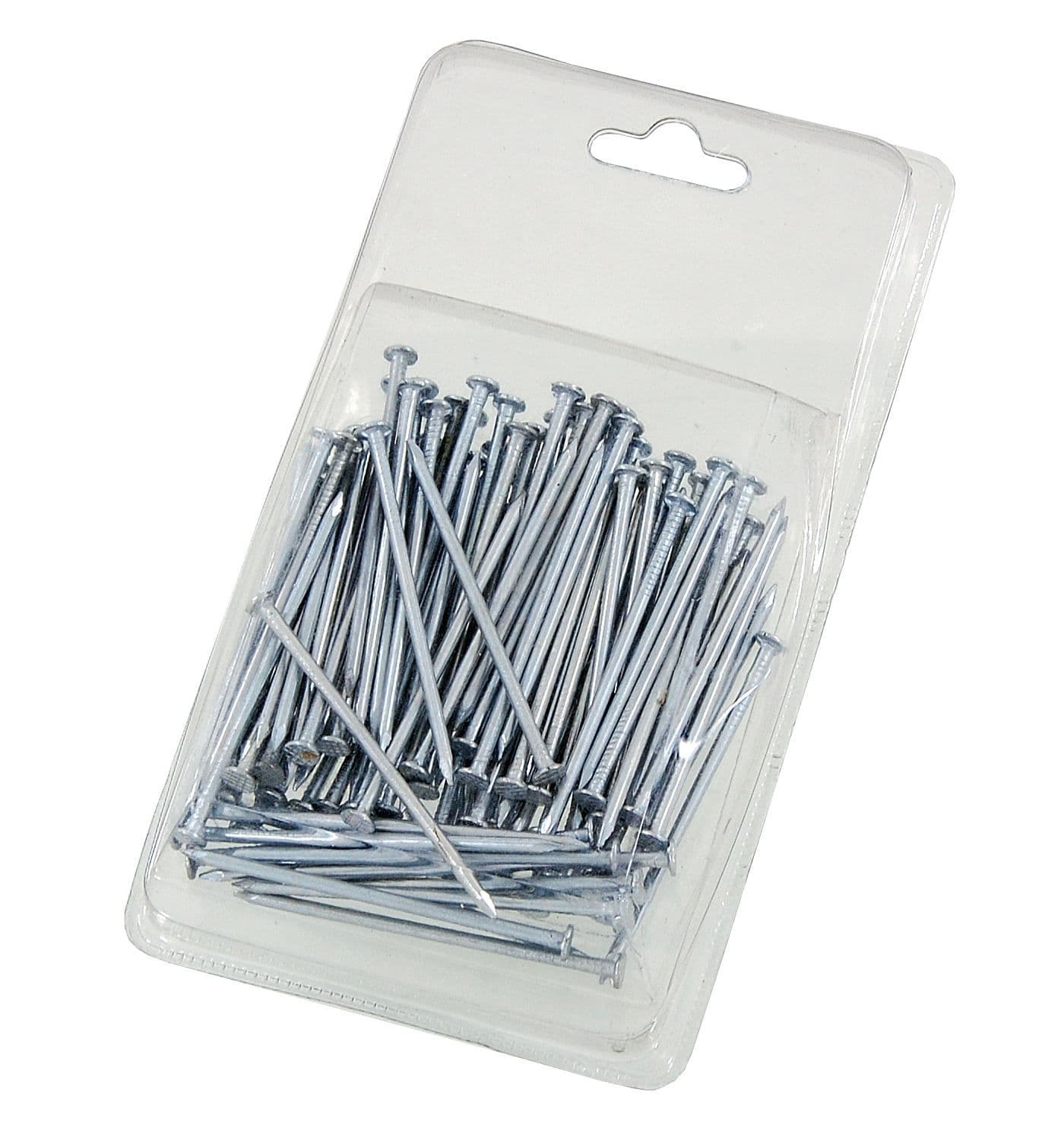 Round Head Nails For Wood In Blister Pack 2 25& x22; Inch