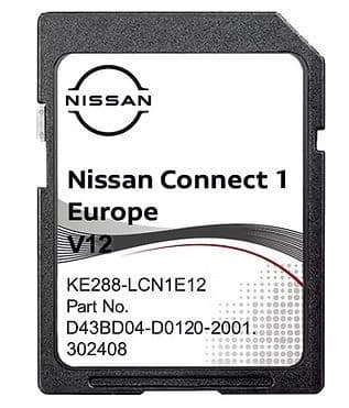 2022-2023 NISSAN CONNECT 1 SAT NAV SD CARD NAVIGATION MAP UPDATE V12