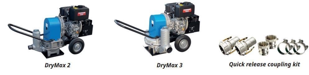 DryMax Diaphragm Diesel Engine Trash Pump