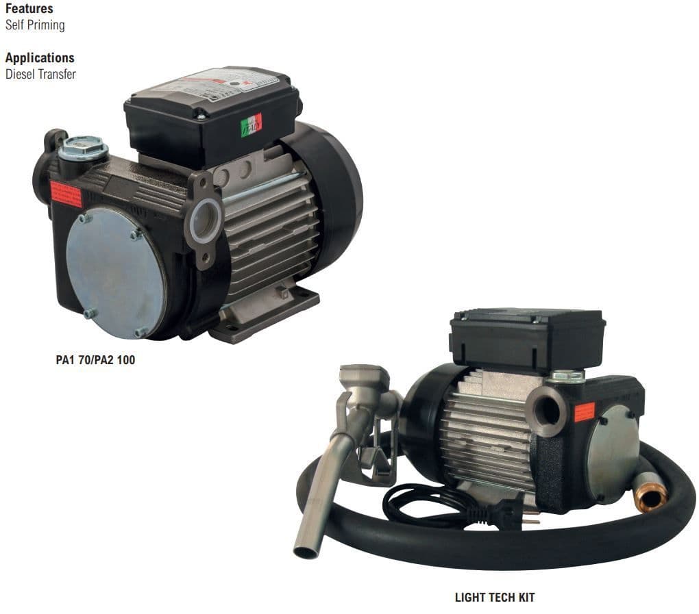 Adam Pumps Self Priming Diesel Transfer Pump