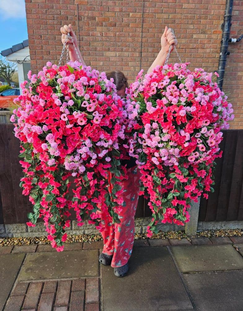 Artificial Hanging Baskets & Planters | Eternal Bloom