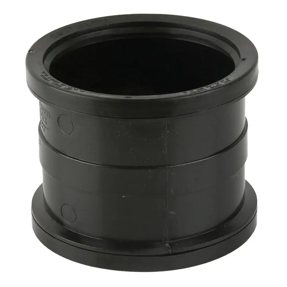 Double Socket Soil Slip Coupler - Push Fit Soil 110mm SPSCDSB