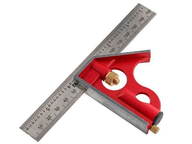 Faithfull Stainless Steel Combination Square 300mm 12"