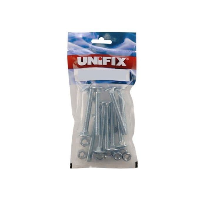 Grade 4 8 Cup Square Hex Bolts and Nuts DIN 603/555 BZP