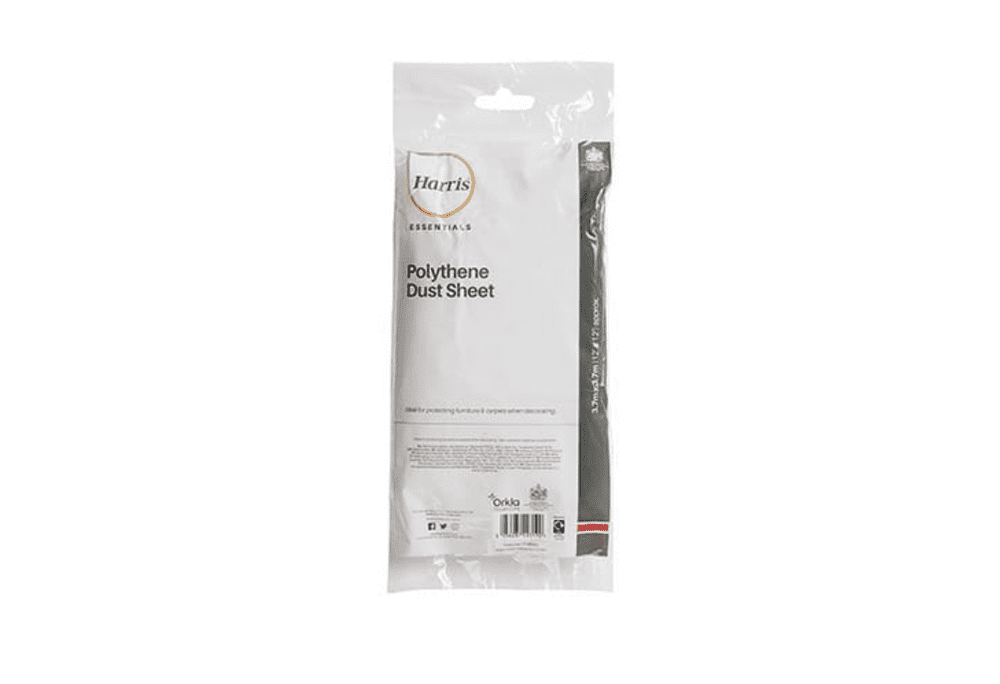 Harris Essentials Dust Sheet 3 7 m x 3 7m