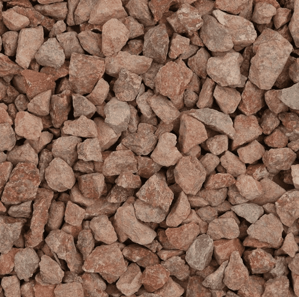 Long Rake Spar 20mm Red Granite Chippings