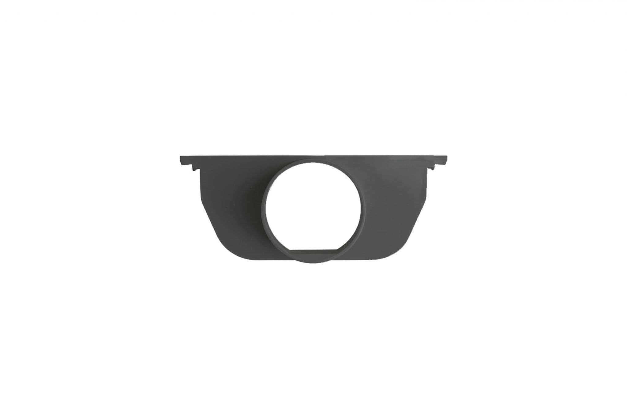 Polyflow Low Flow Channel Drain End Cap Drainage Outlet 50mm Black