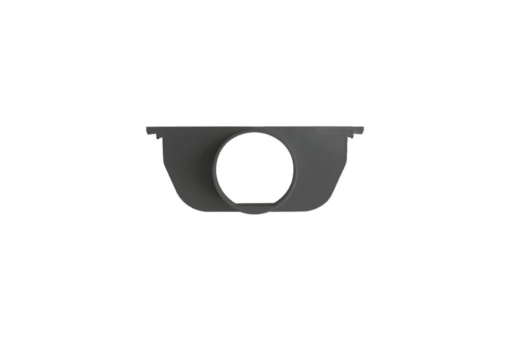Polyflow Low Flow Channel Drain End Cap Drainage Outlet 50mm Black