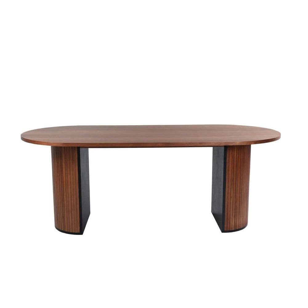 Bianca Oval Dining Table - Walnut